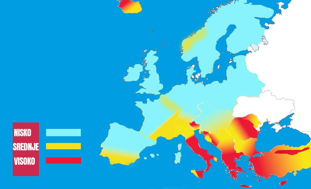 NEKE EVROPSKE ZEMLJE SU U NAJVEĆEM RIZIKU OD VELIKIH ZEMLJOTRESA: Evo ...